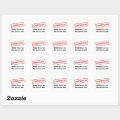 Confidential Shhh Dont let the secret out stickers | Zazzle