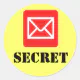 Confidential Top Secret Warning Sticker | Zazzle