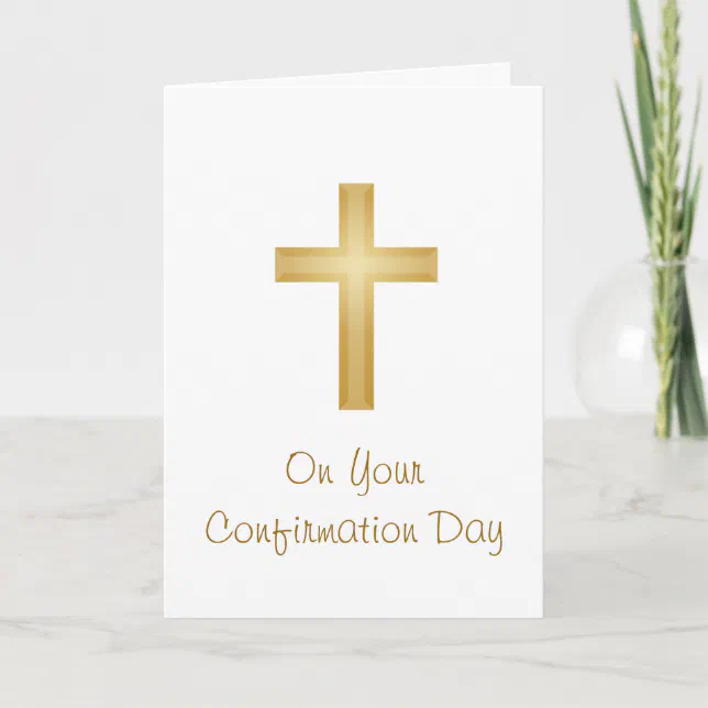 Confirmation Day Card | Zazzle