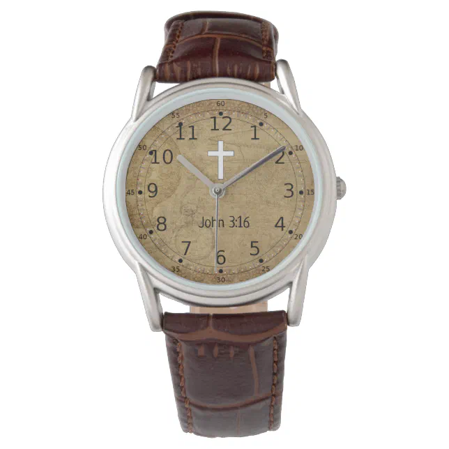 Confirmation Gifts for Boys- Bible Scripture Watch | Zazzle