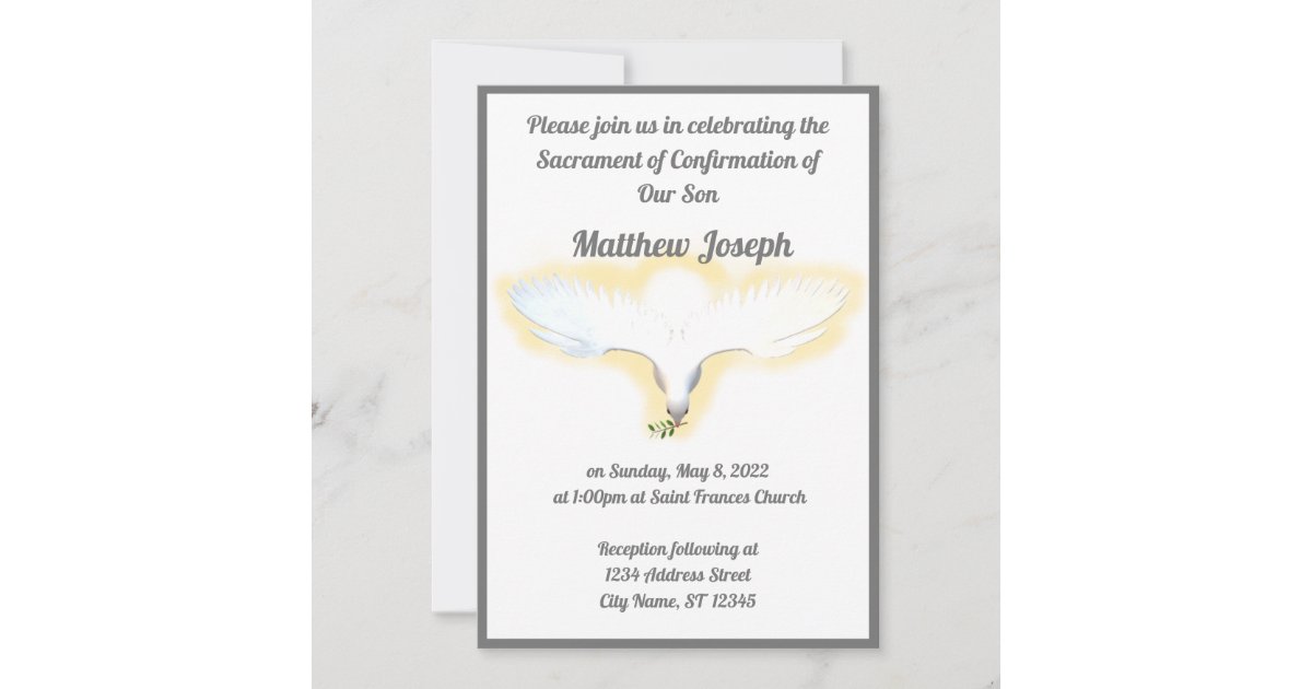 Confirmation invitation | Zazzle