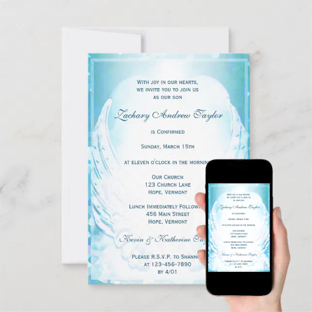 Confirmation Invitation | Zazzle