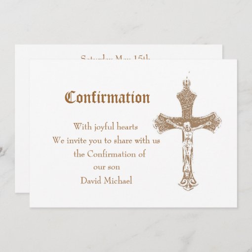 Confirmation Invitation | Zazzle