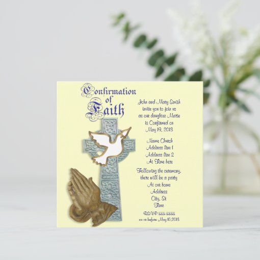 Confirmation Invitation | Zazzle