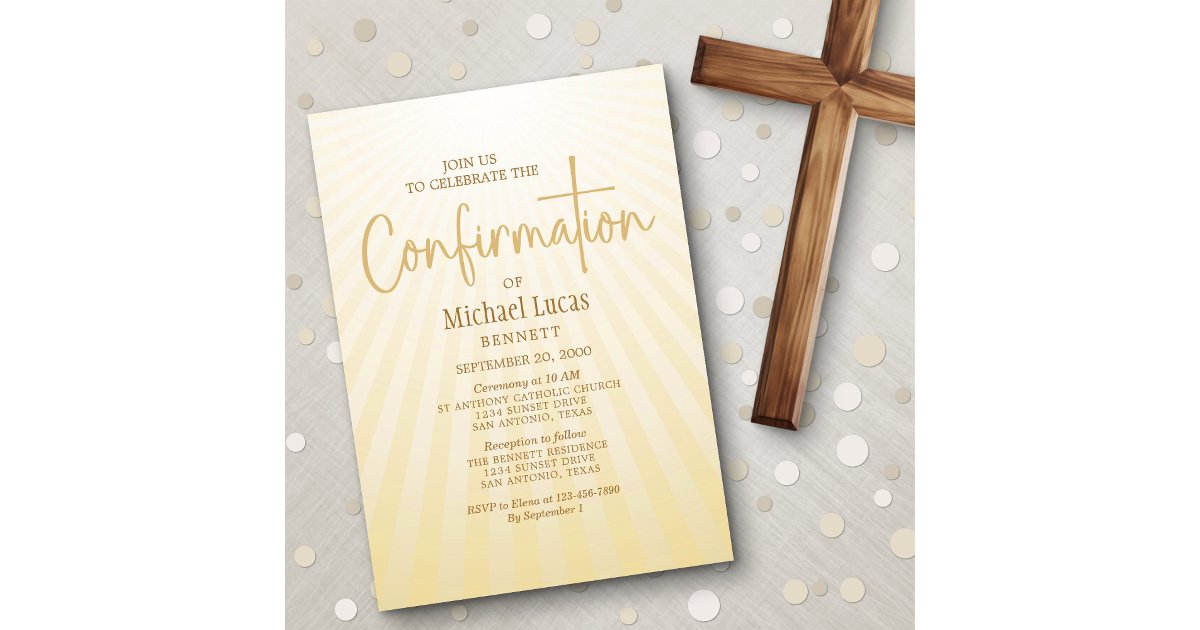 Confirmation Invitation | Zazzle