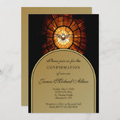 Confirmation Stained Glass Religious Holy Spirit Invitation | Zazzle