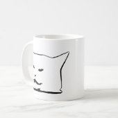 Confused Angry Cat Meme Vector Image Coffee Mug | Zazzle