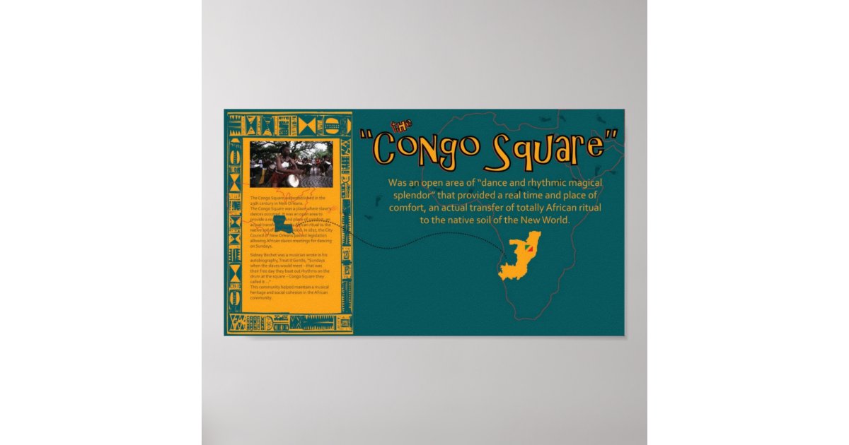 Congo Square Poster | Zazzle