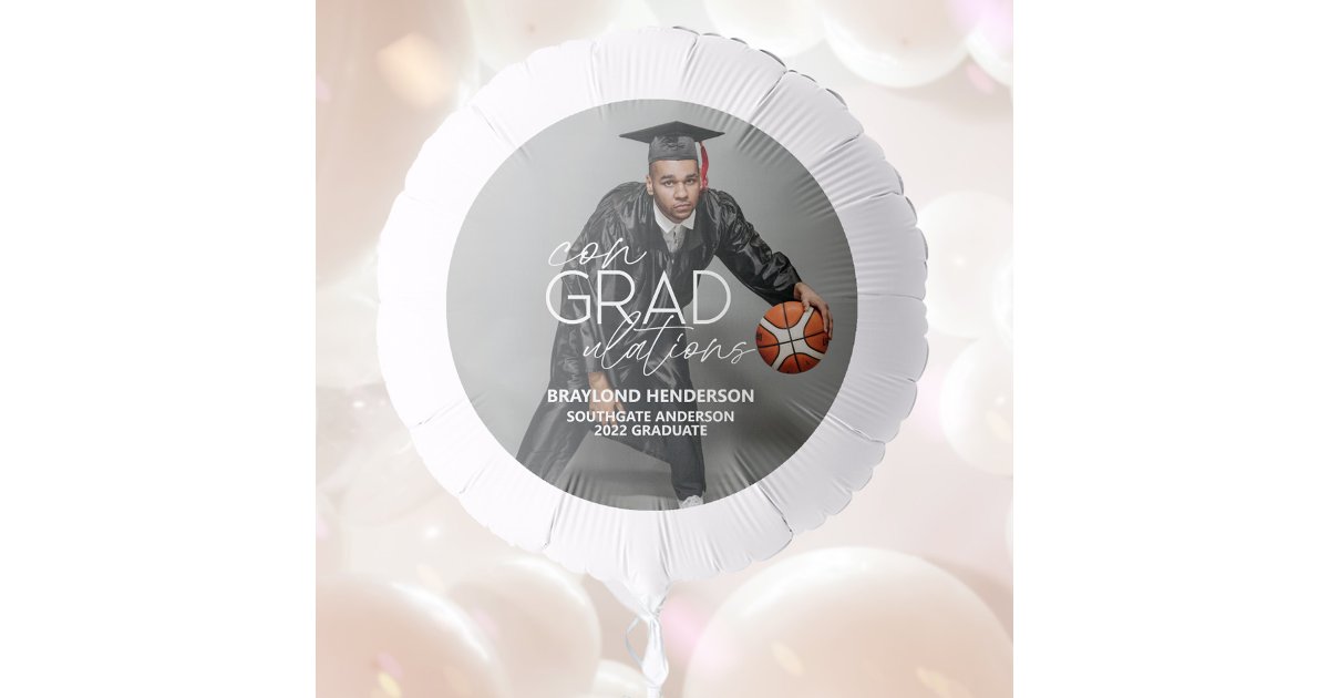 ConGRADulations Graduation Balloon | Zazzle
