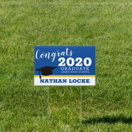 Congrats 2020 Graduate Sign | Zazzle
