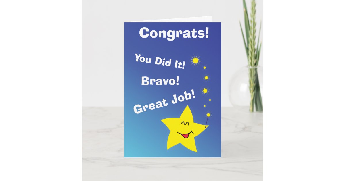 Congrats! Card | Zazzle.com