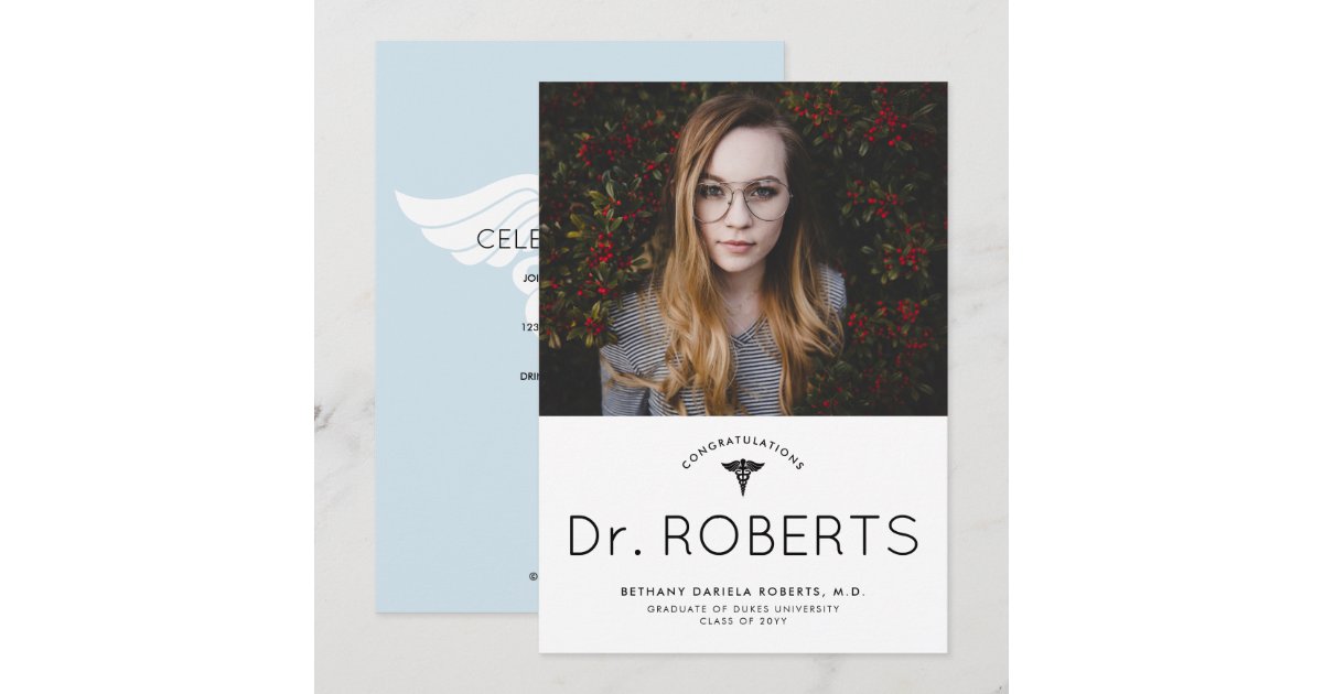 Congrats Doc Graduation Announcement | Zazzle