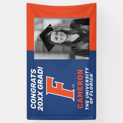 Congrats Florida Gator Graduation - Photo Banner | Zazzle