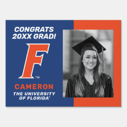 Congrats Florida Gator Graduation - Photo Sign | Zazzle