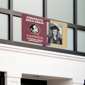 Congrats Florida State University Grad - Photo Banner | Zazzle