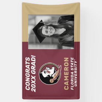 Congrats Florida State University Grad - Photo Banner | Zazzle