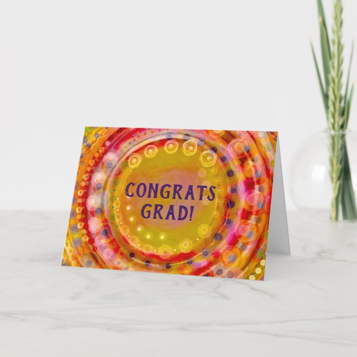 Congrats Grad Card | Zazzle