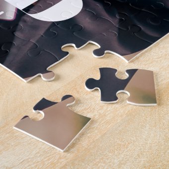 Congrats Grad Modern Simple Script Custom Photo Jigsaw Puzzle | Zazzle