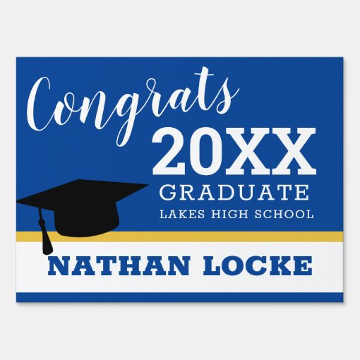 Congrats Graduate Sign | Zazzle