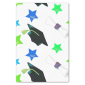 Congrats graduation cap and diploma tissue paper | Zazzle