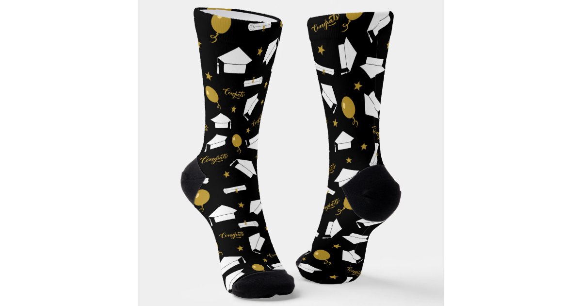 Congrats Graduation Socks | Zazzle