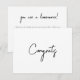 Congrats Homeowner Post Closing Card | Zazzle