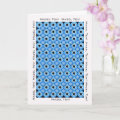 Congrats Mazel Tov Star of David Design in Blue Card | Zazzle