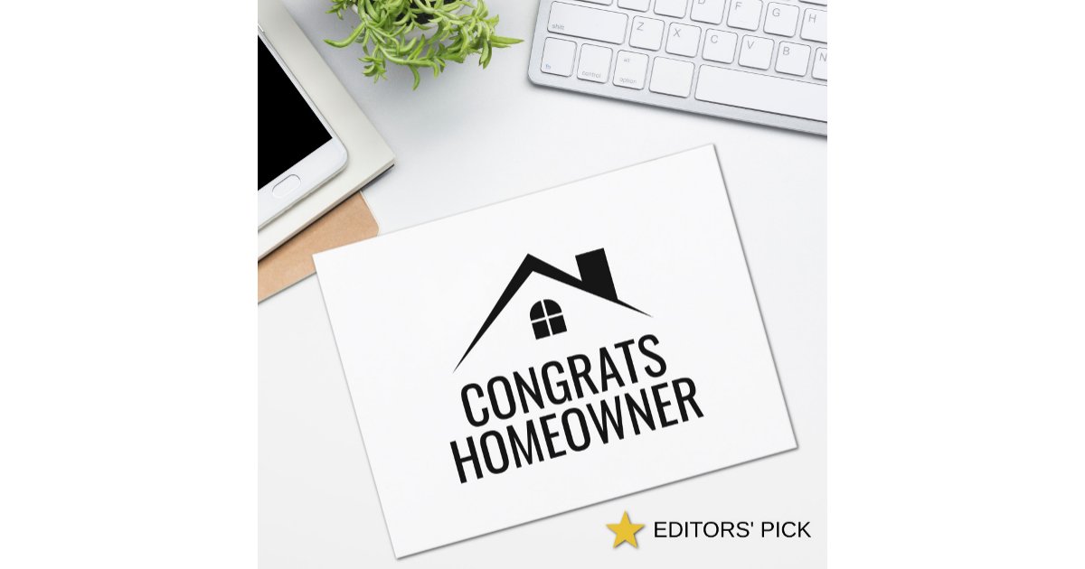 Congrats New Homeowner Real Estate Postcard | Zazzle