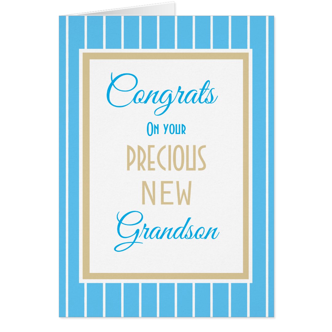 Congrats on New grandson | Zazzle