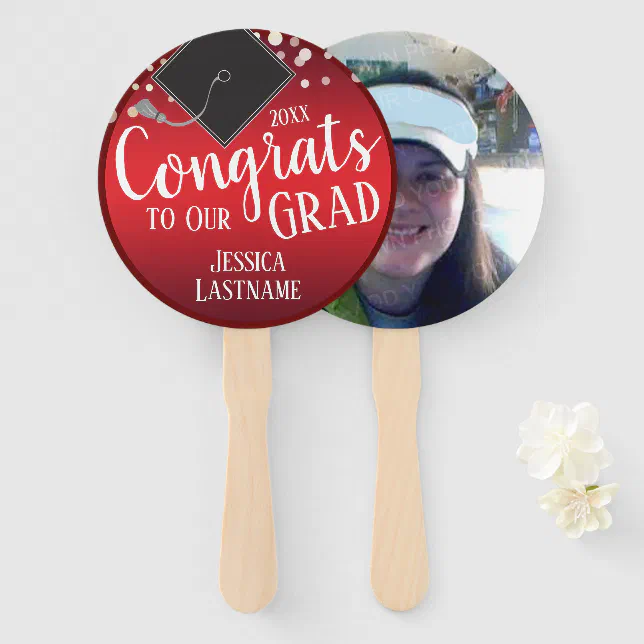 Congrats to Our Grad Class of 2024 Hand Fan | Zazzle