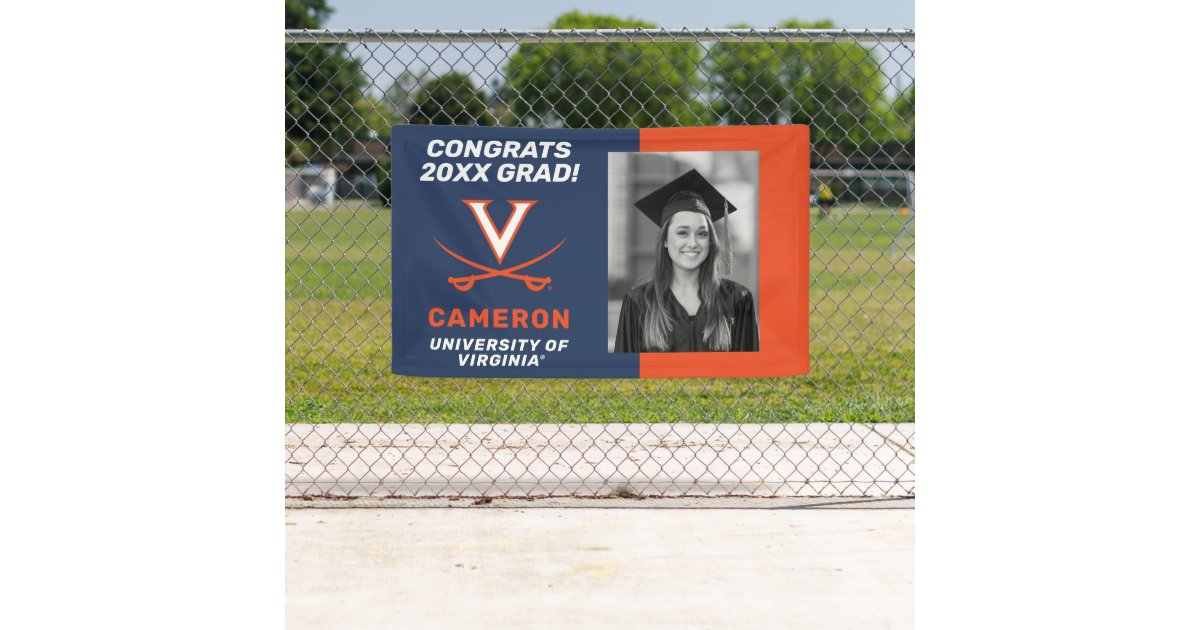 Congrats Virginia Cavalier Grad - Photo Banner | Zazzle