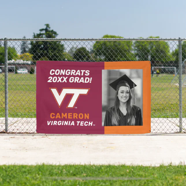 Congrats VT Virginia Tech Grad - Photo Banner | Zazzle
