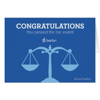 Passing The Bar Exam Cards | Zazzle