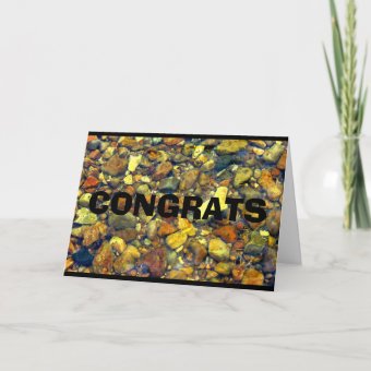 Congrats - You Rock! Card | Zazzle