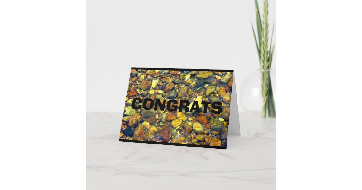 Congrats - You Rock! Card | Zazzle
