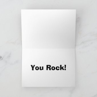 Congrats - You Rock! Card | Zazzle
