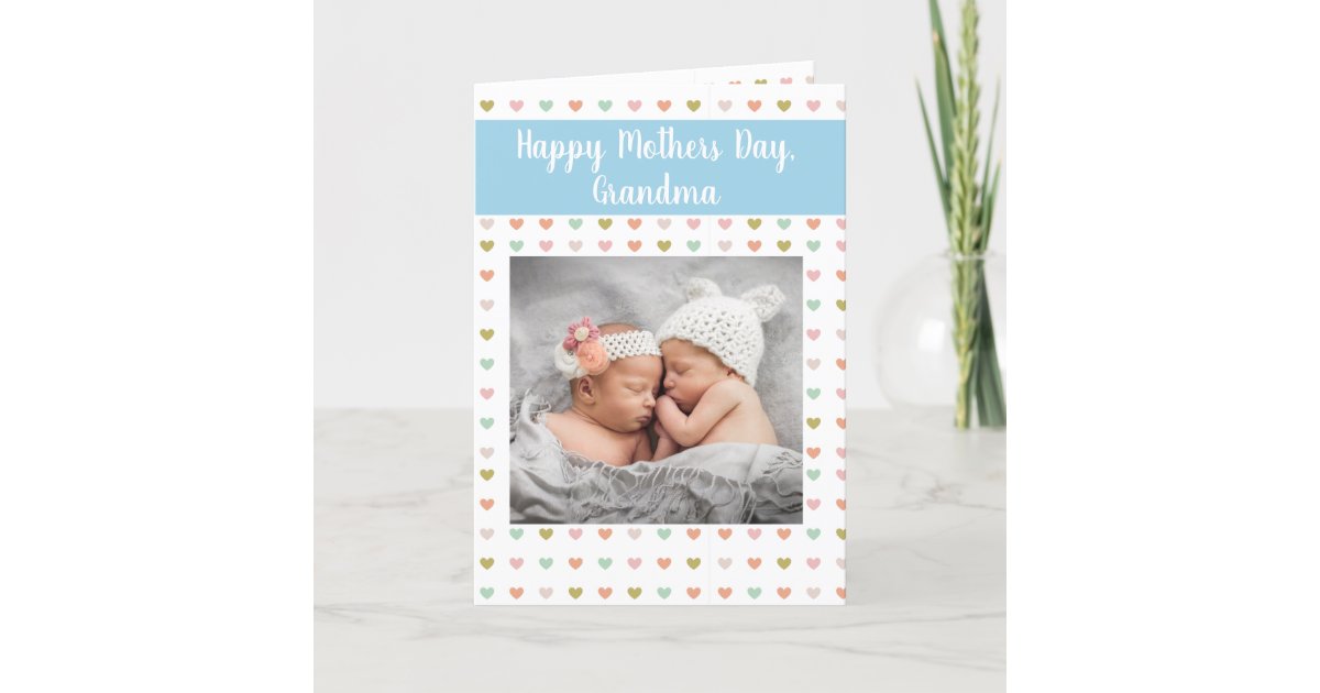 Congratulation Grandma New Baby Holiday Card | Zazzle