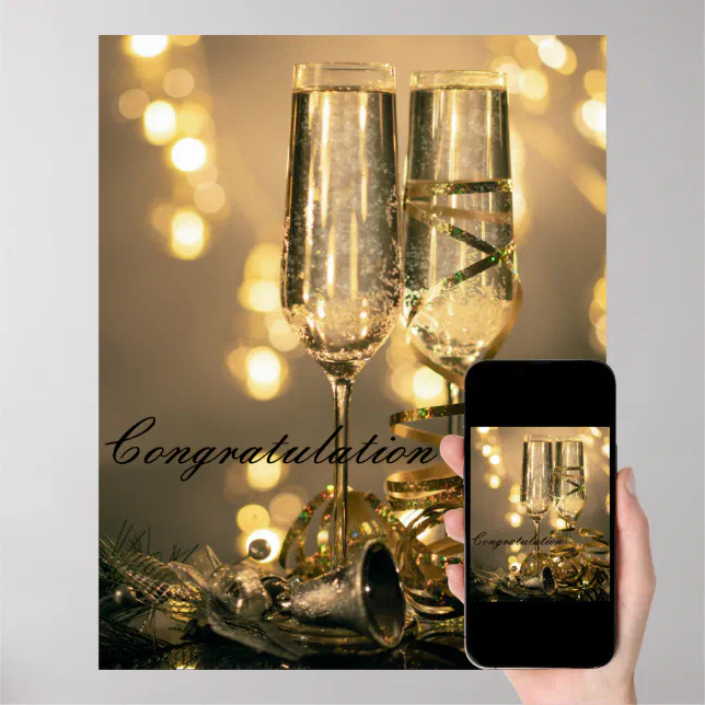 Congratulation poster | Zazzle