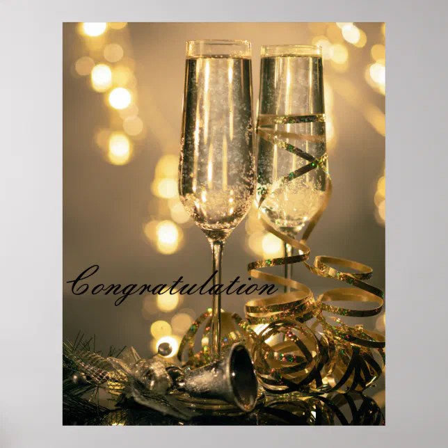 Congratulation poster | Zazzle