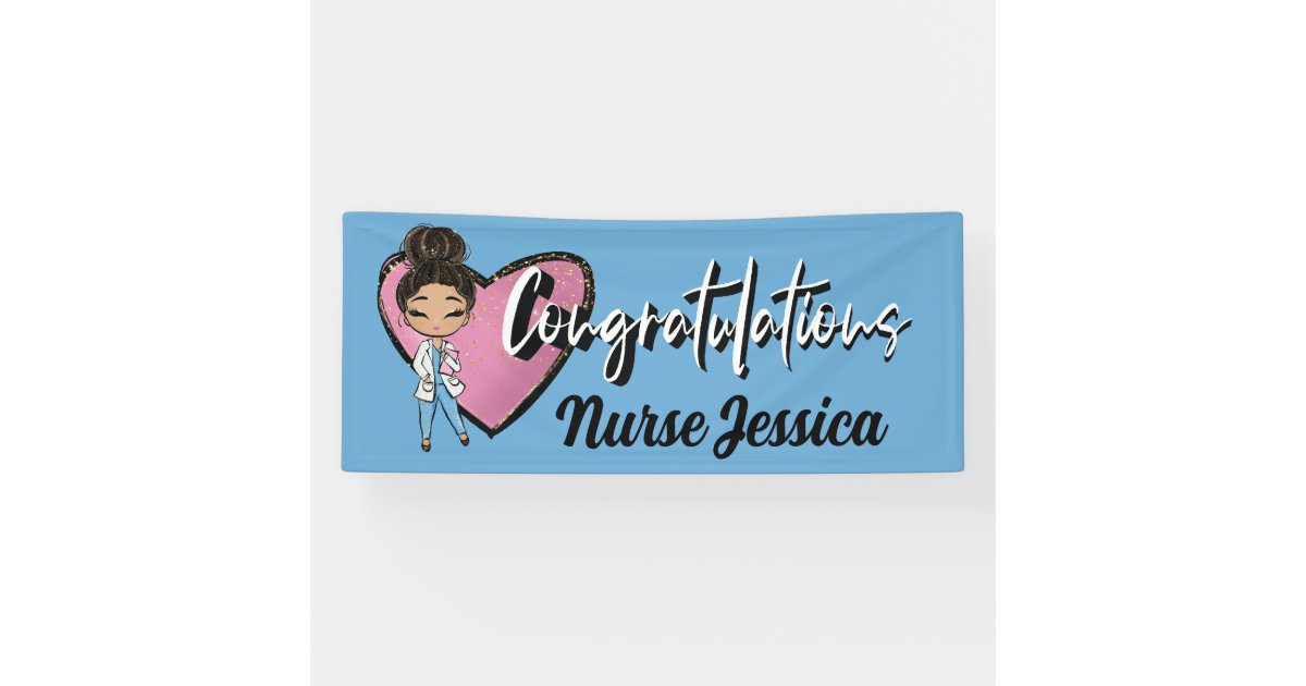 Congratulationis Medical RN Nurse Banner | Zazzle