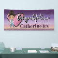Congratulationis Nursing School Nurse Banner | Zazzle