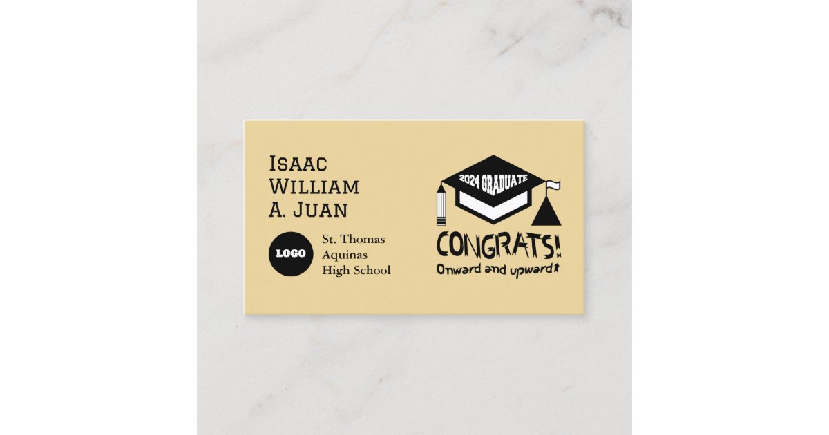 Congratulations, 2024 Graduate! Business Card | Zazzle