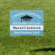 Congratulations 5th Grade Graduate Blue Graduation Sign | Zazzle