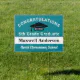 Congratulations 5th Grade Graduate Teal Graduation Sign | Zazzle