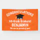 Congratulations 5th Grade Graduation Orange Banner | Zazzle