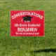 Congratulations 5th Grade Graduation Red Yard Sign | Zazzle