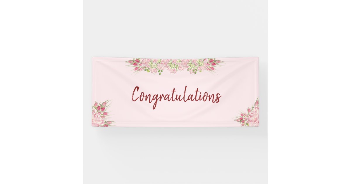 Congratulations Banner | Zazzle