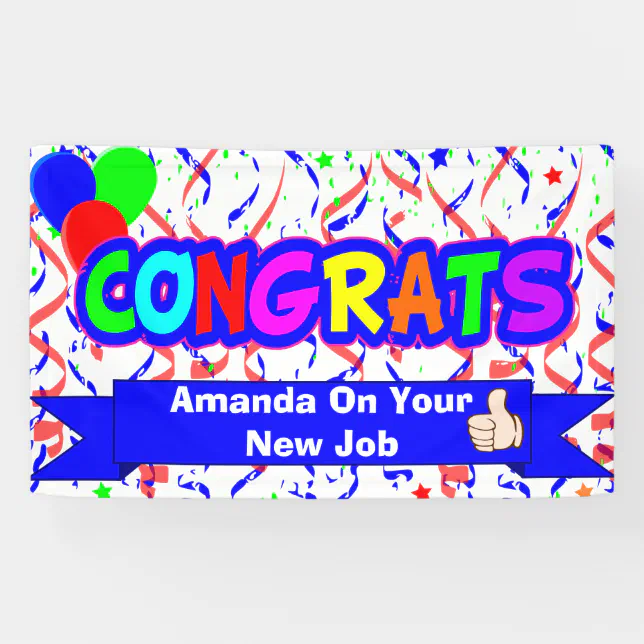 Congratulations Banner | Zazzle