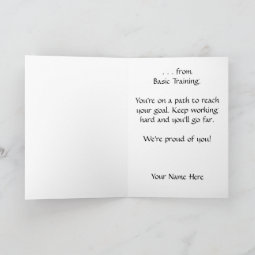 Congratulations Basic Training Graduation Card | Zazzle