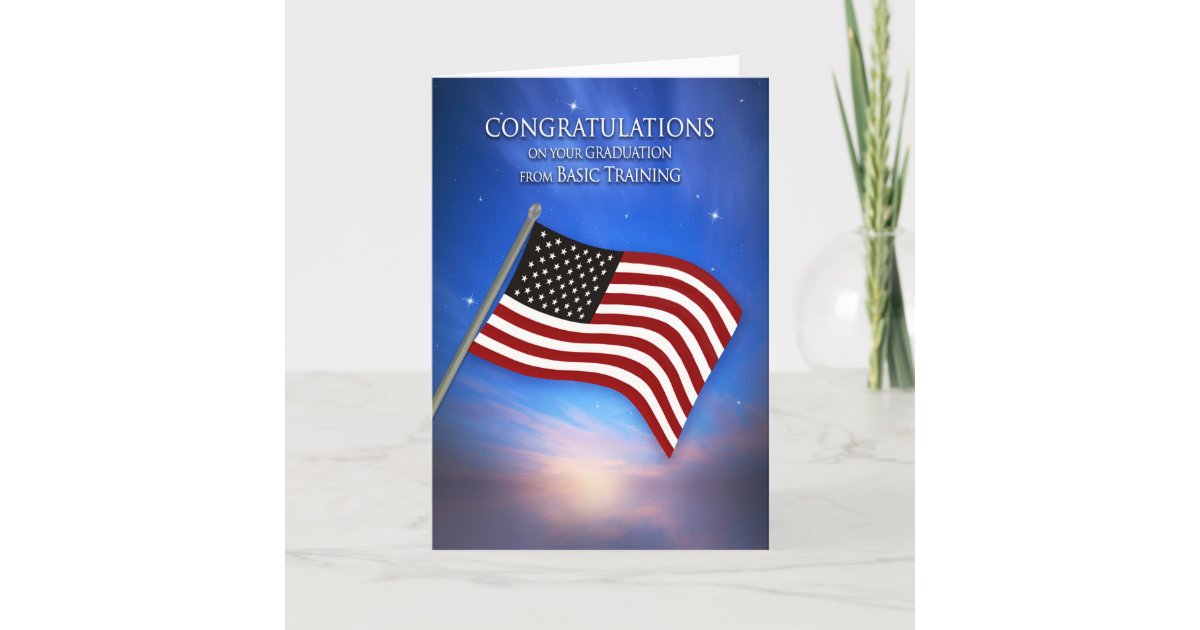 Congratulations, Basic Training Graduation Card | Zazzle
